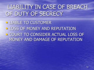 Banker customer relationship | PPT