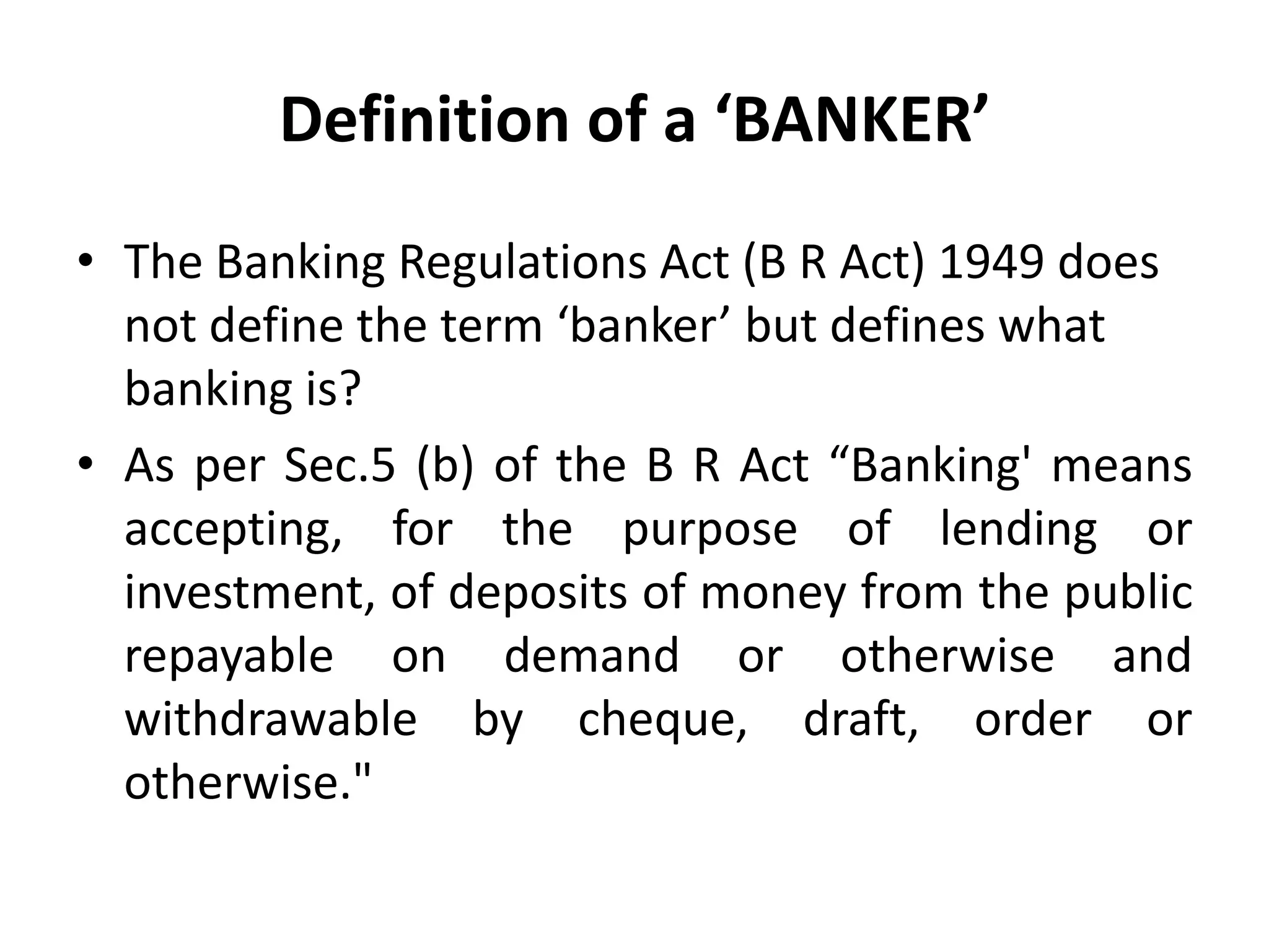 Banker and Customer Relationship | PPTX