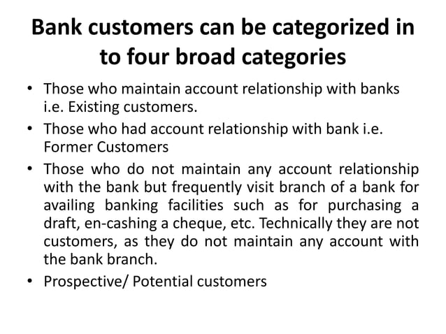 Banker and Customer Relationship | PPTX