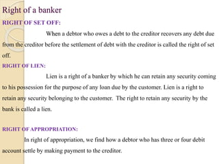 Banker and customer relationship (ppt) | PPTX