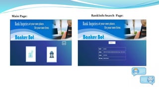 Banker bot website | PPTX