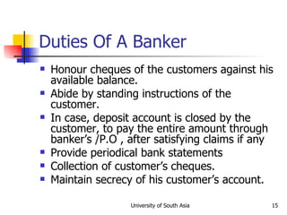 Banker customer relationship | PPT