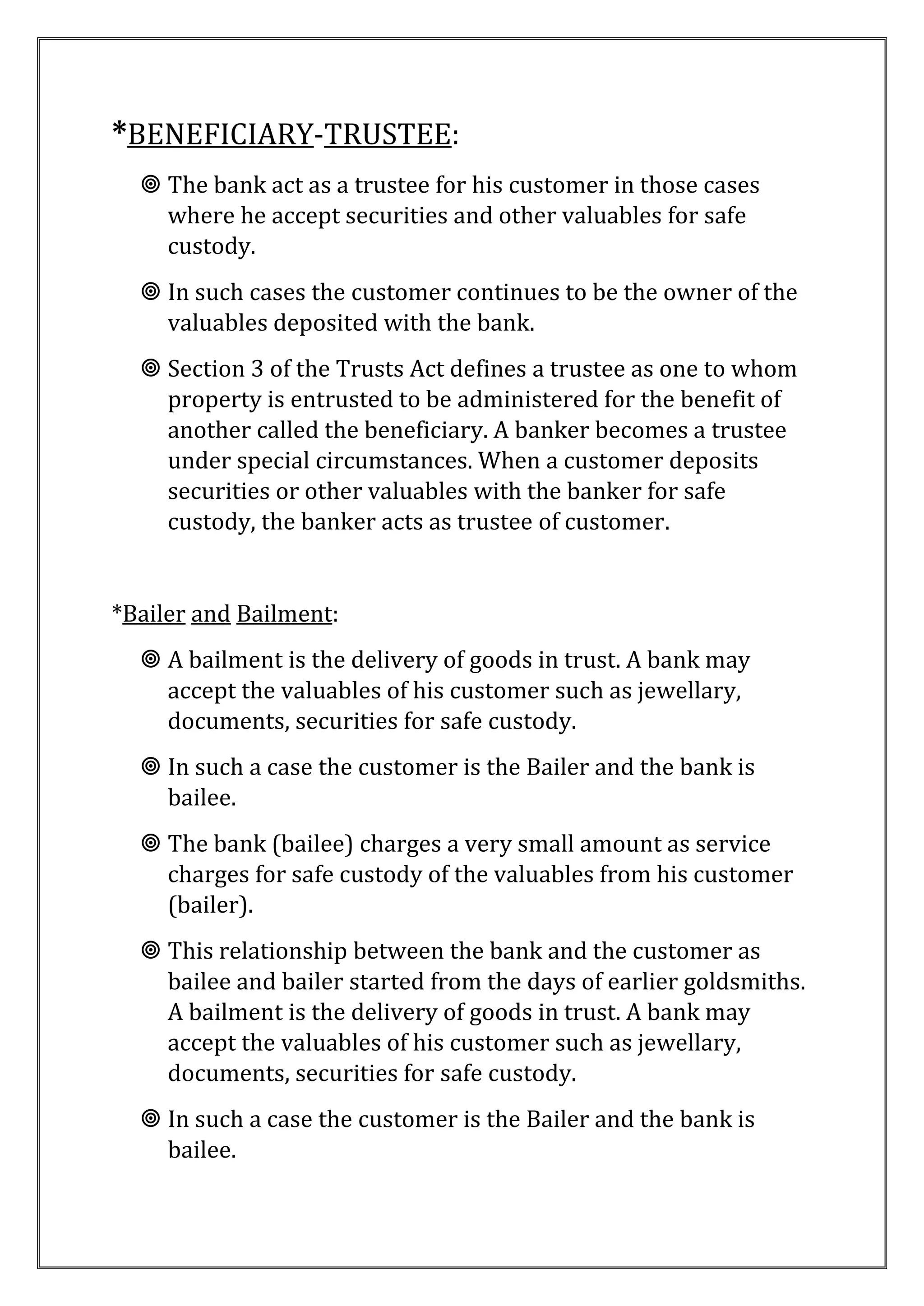 Banker customer relationship | DOCX