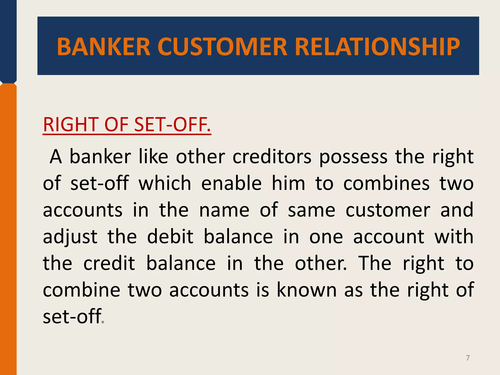 Banker customer relationship | PPTX