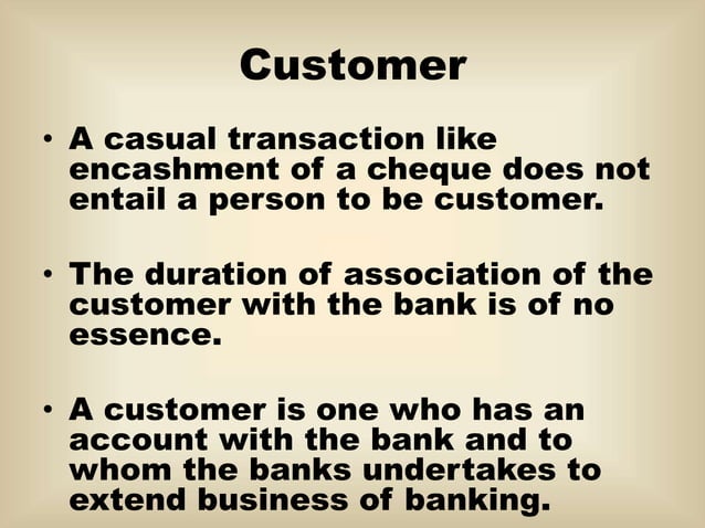 Banker customer relationship | PPTX