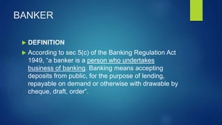 Banker and customer relationship | PPTX