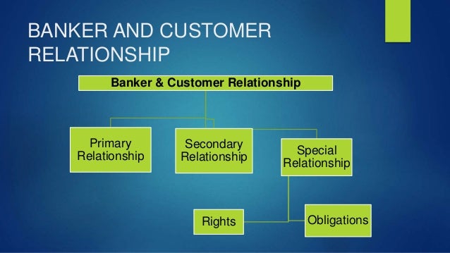 Banker and customer relationship