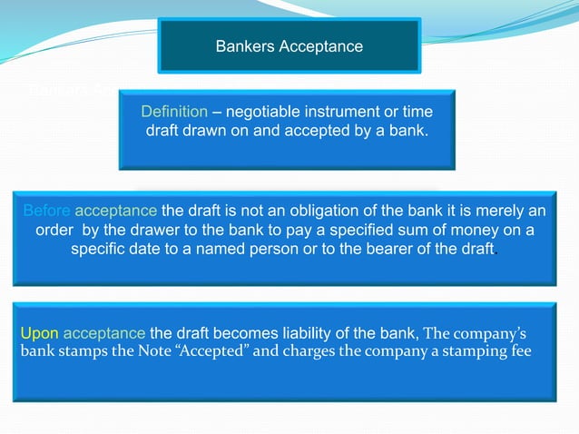 Banker’s acceptance | PPTX