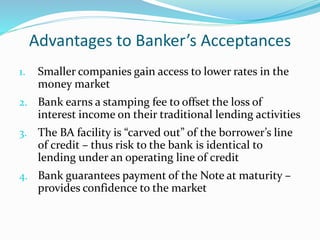 Banker’s acceptance | PPTX