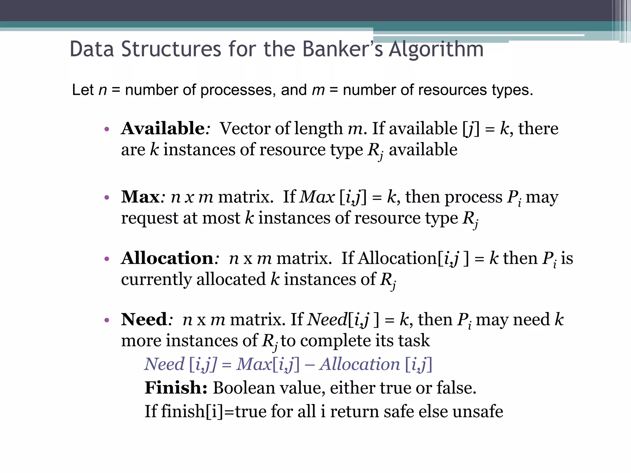Bankers algorithm | PPTX