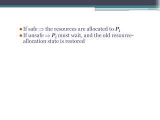 Bankers algorithm | PPTX