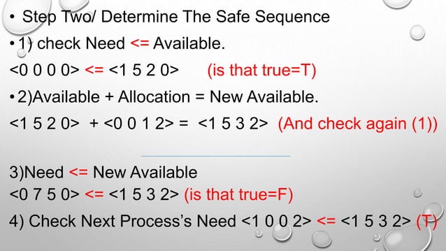 Banker's algorithm | PPT