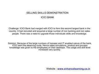 Screen shots of Demo of elearning Course developed by Enhance | PPT ...