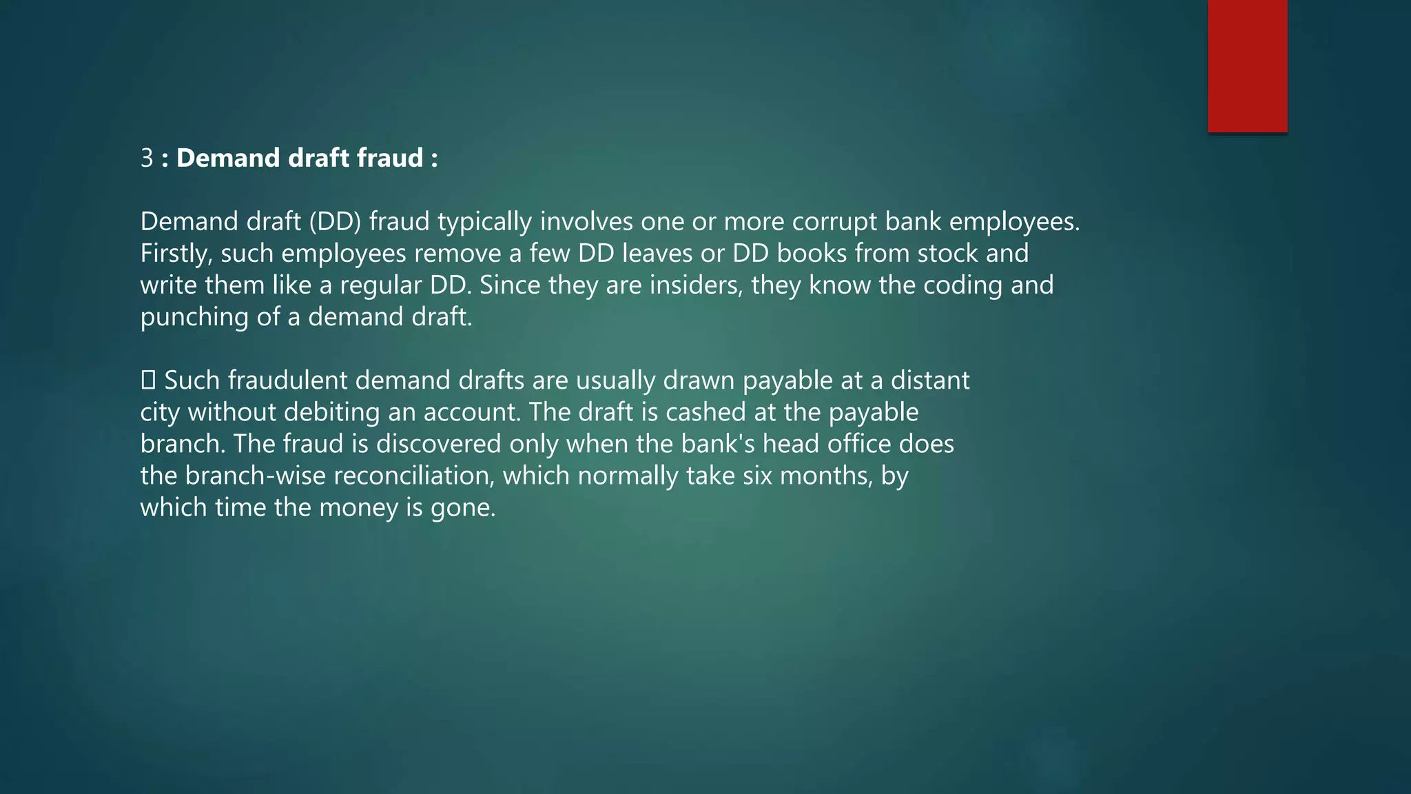 Bank frauds | PPTX