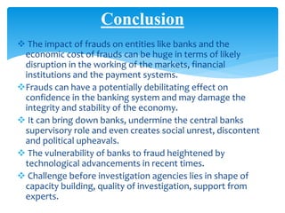 Bank frauds & its safety | PPTX