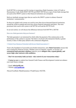 Bank Guarantees for Cross-Border Transactions | PDF