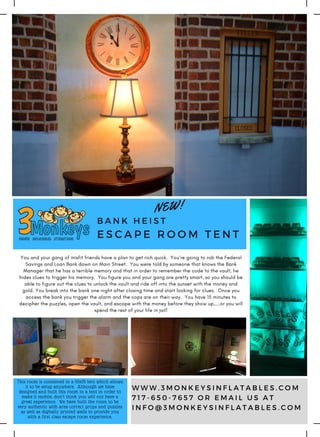 Bank heist escape_room_tent | PDF