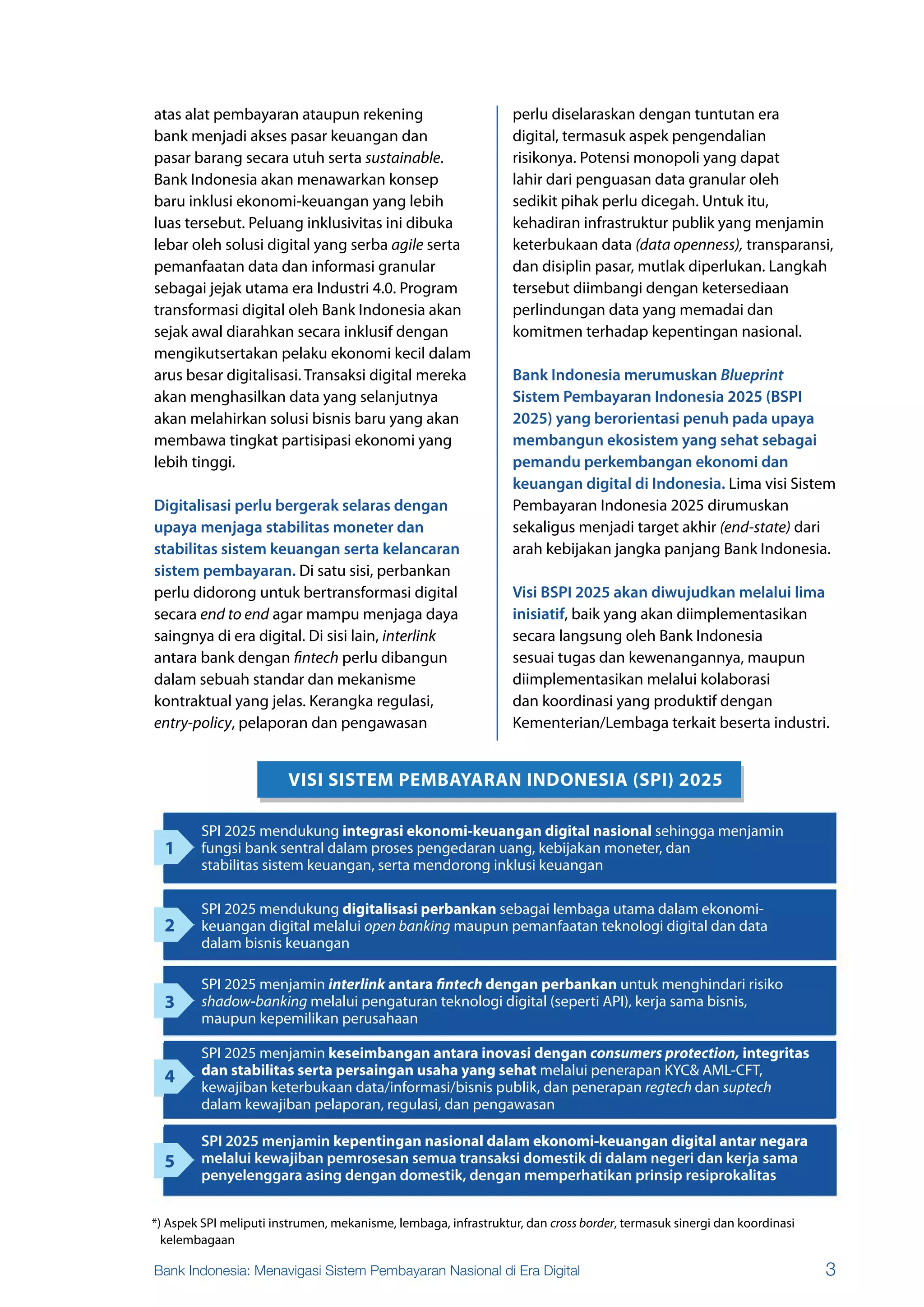 Bank indonesia menavigasi sistem pembayaran nasional di era digital | PDF