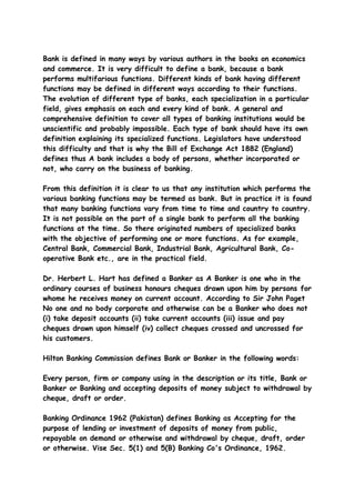 Banking | DOCX