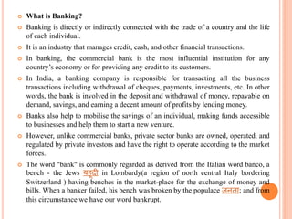 Banking | PPT
