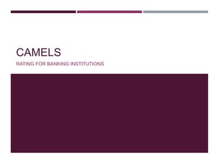 Bangladesh Shilpa Bank & CAMELS Rating System for Banking Institutions ...