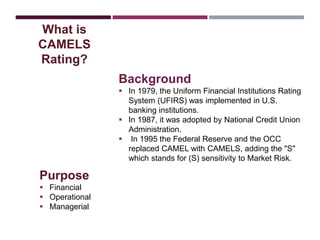 Bangladesh Shilpa Bank & CAMELS Rating System for Banking Institutions ...
