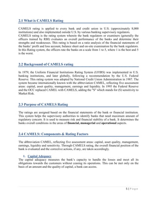 Bangladesh Shilpa Bank & CAMELS Rating System for Banking Institutions ...