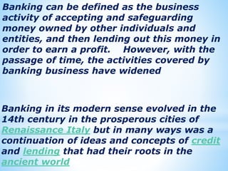 Banking | PPTX