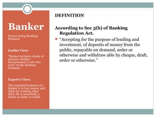 banking law and operations | PPT