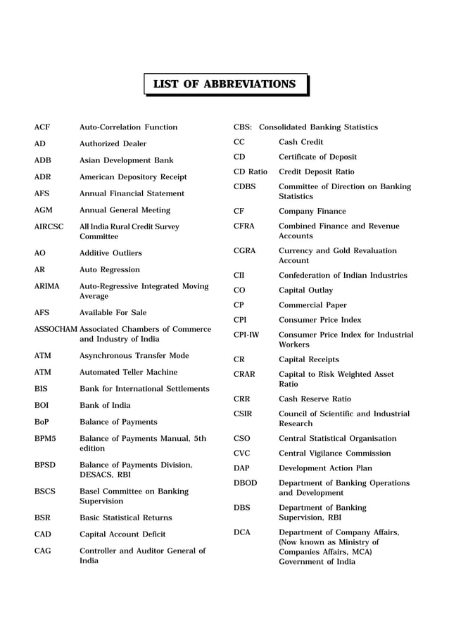 Banking abbreviations | PDF
