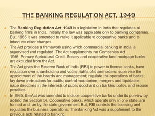 Banking and finance laws | PPTX