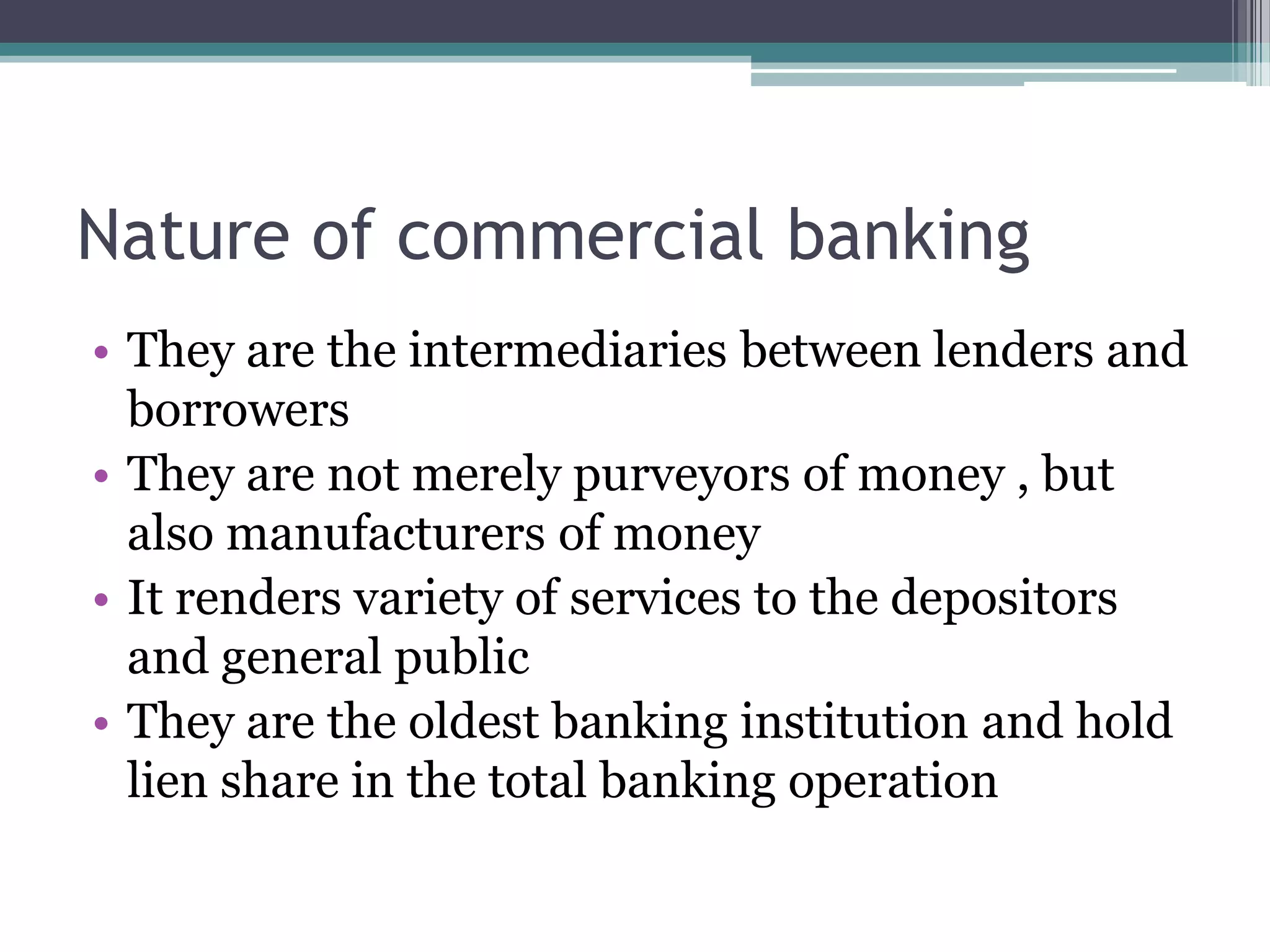 Banking and financial institutions | PPTX