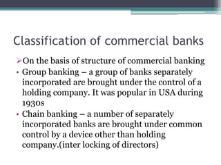 Banking and financial institutions | PPTX