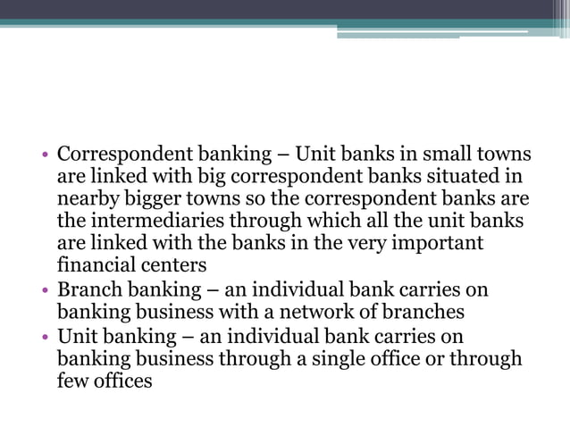 Banking and financial institutions | PPTX