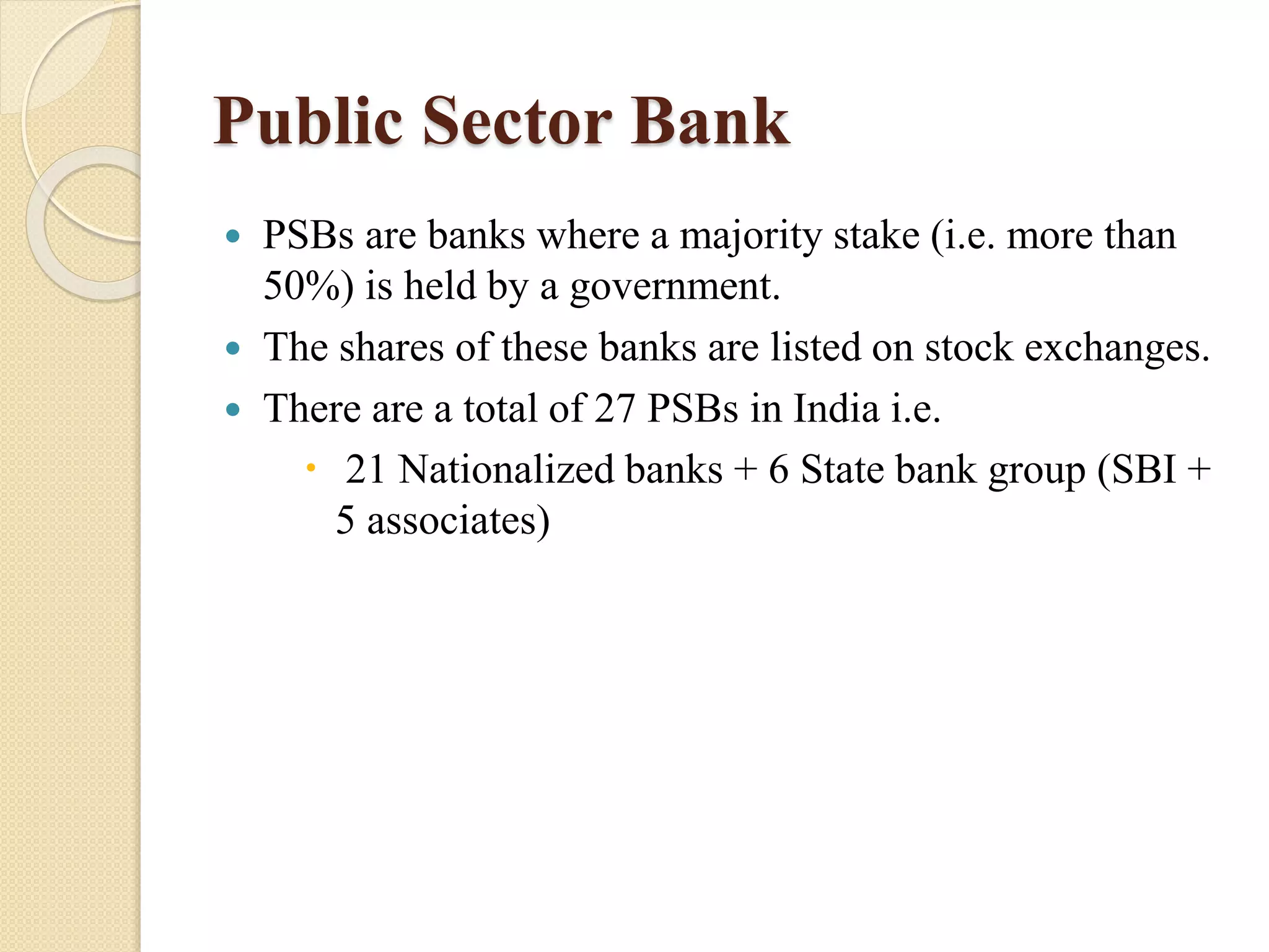 PUBLIC SECTOR BANKS-SBI | PPTX