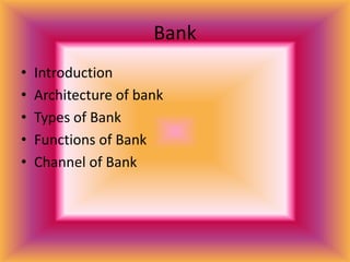 Banking application architecture mishra | PPTX