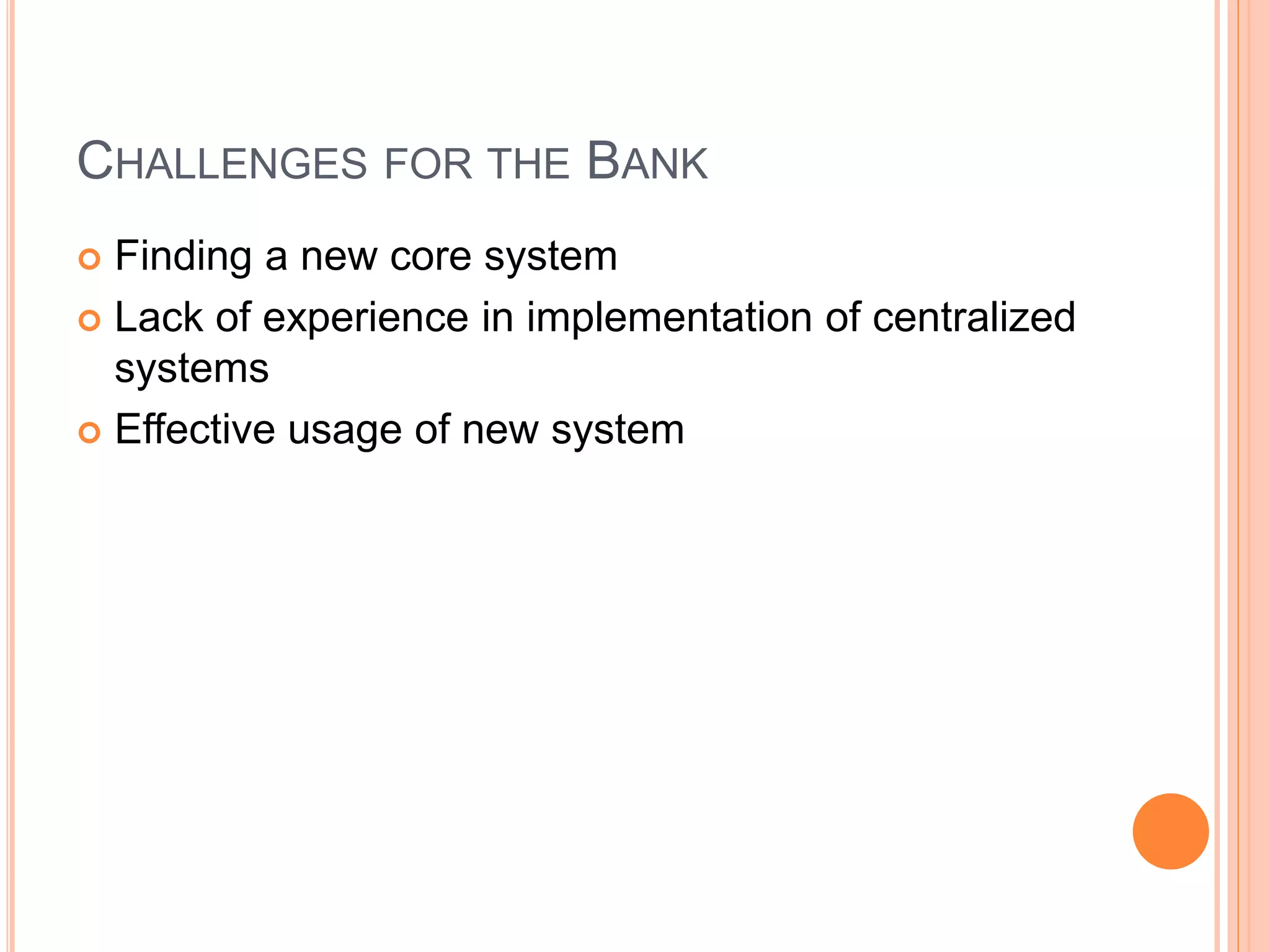 Core Banking Solution PPT of TCS and SBI | PPTX