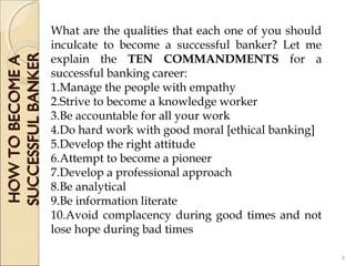Banking as a career | PPT