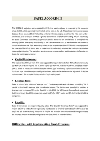 Banking assignment (basel1) | DOCX