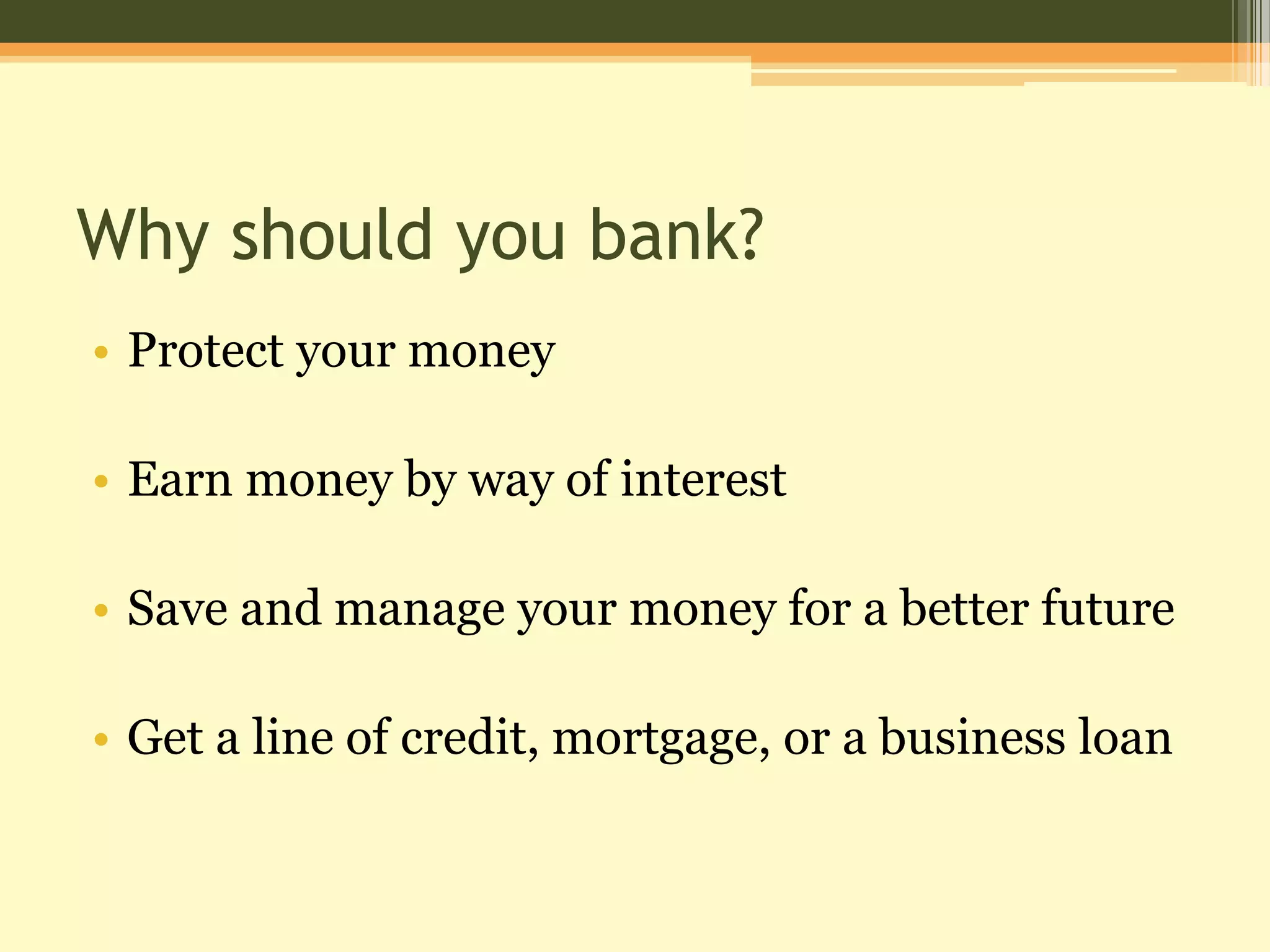 Banking basics 34-slides | PDF