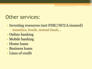 Banking basics 34-slides | PDF
