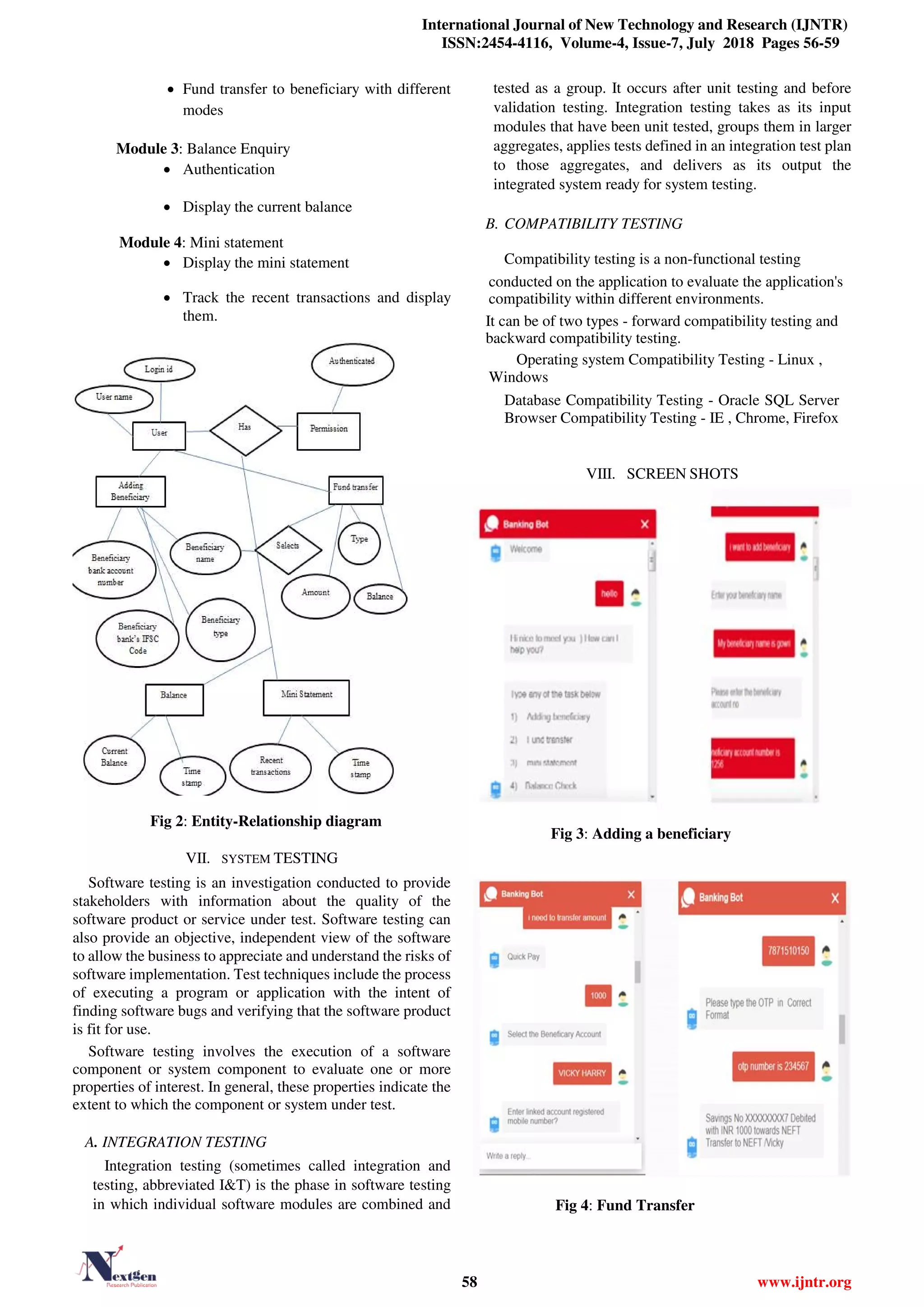 Banking botreport | PDF | Databases | Computer Software and Applications