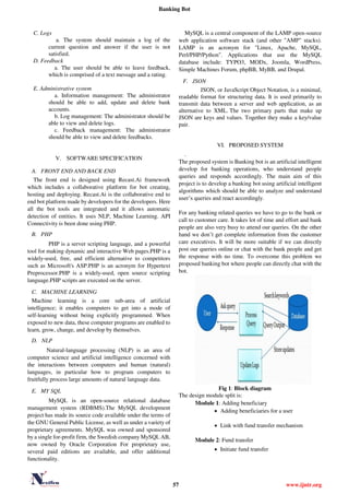 Banking botreport | PDF | Databases | Computer Software and Applications