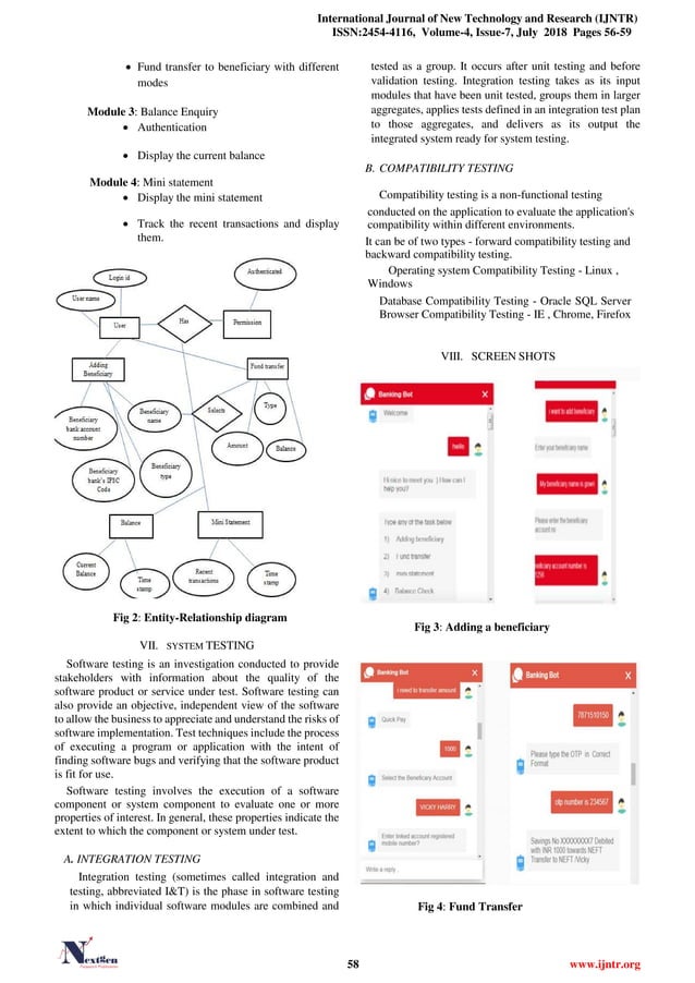 Banking botreport | PDF | Databases | Computer Software and Applications
