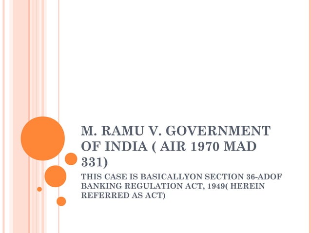 Banking case presentation final | PPT