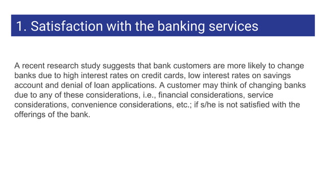Banking case study | PPTX