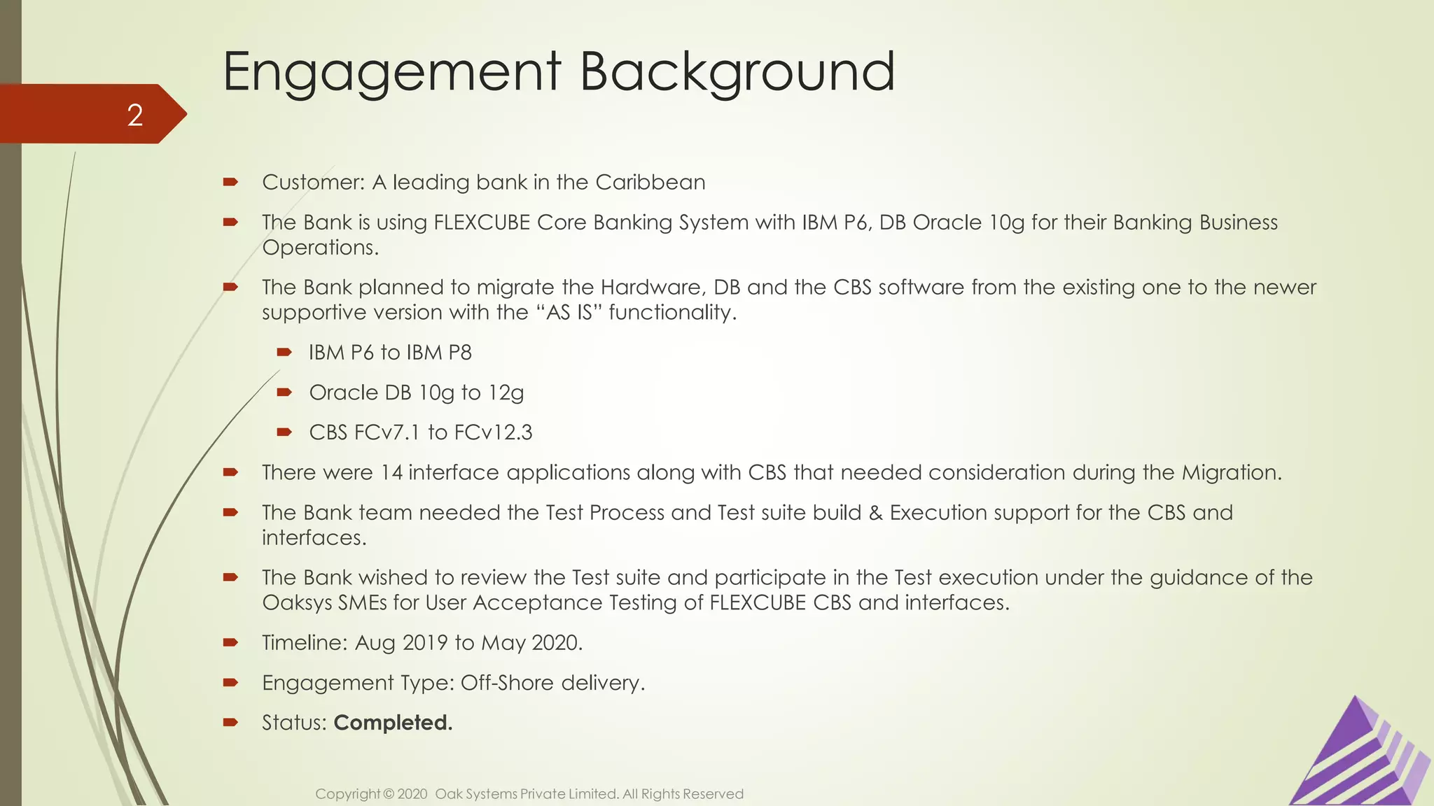 Banking Case study: UAT Support for CBS Migration | PDF