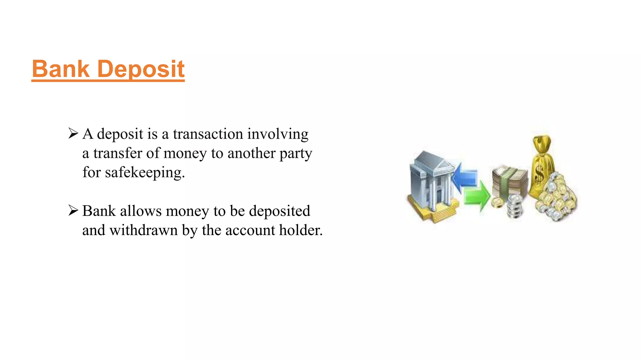 Banking deposits | PPT