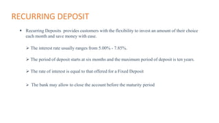 Banking deposits | PPTX