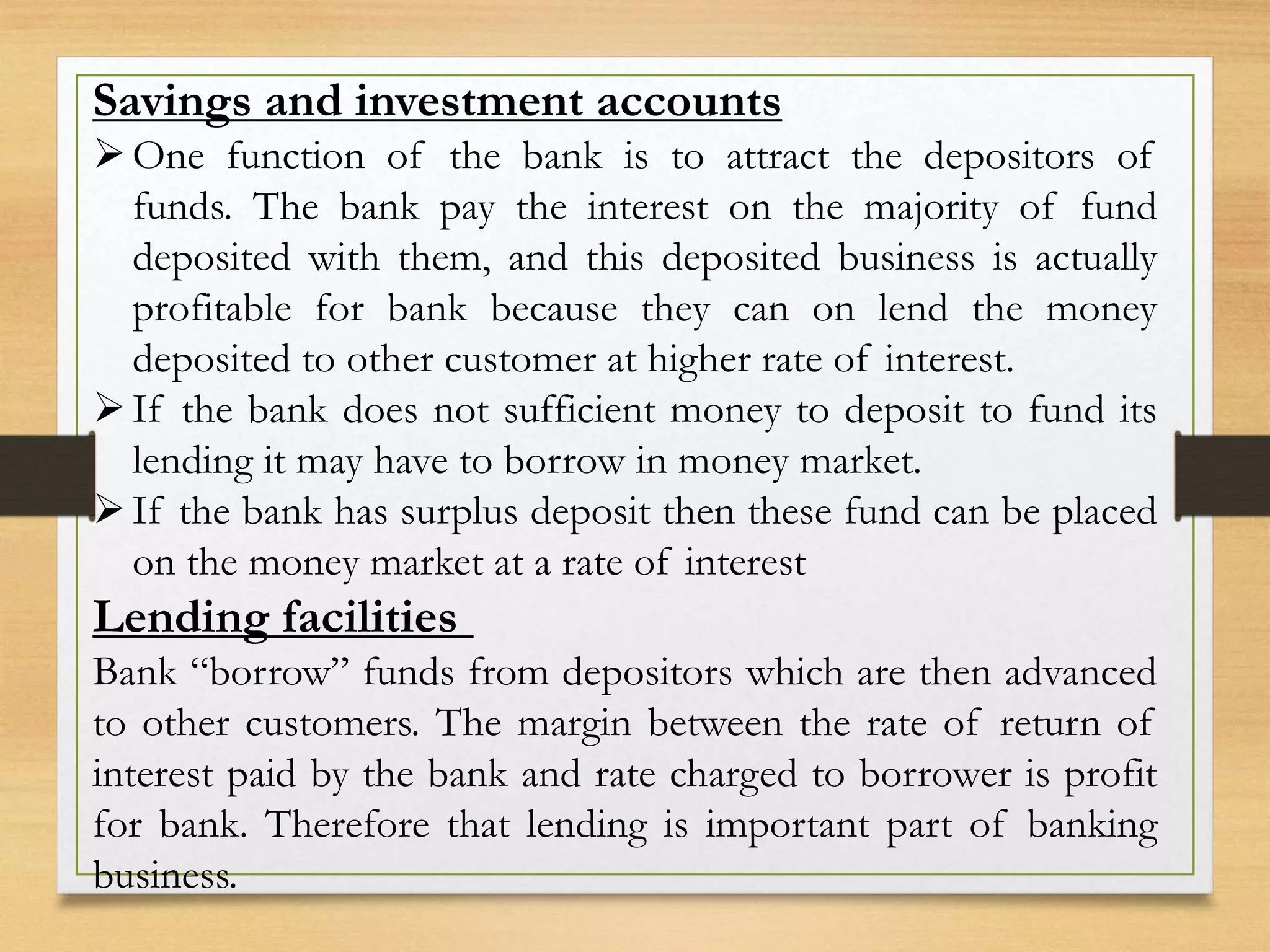 Introduction To Banking Operations | PPTX | Business Banking & Finance | Business